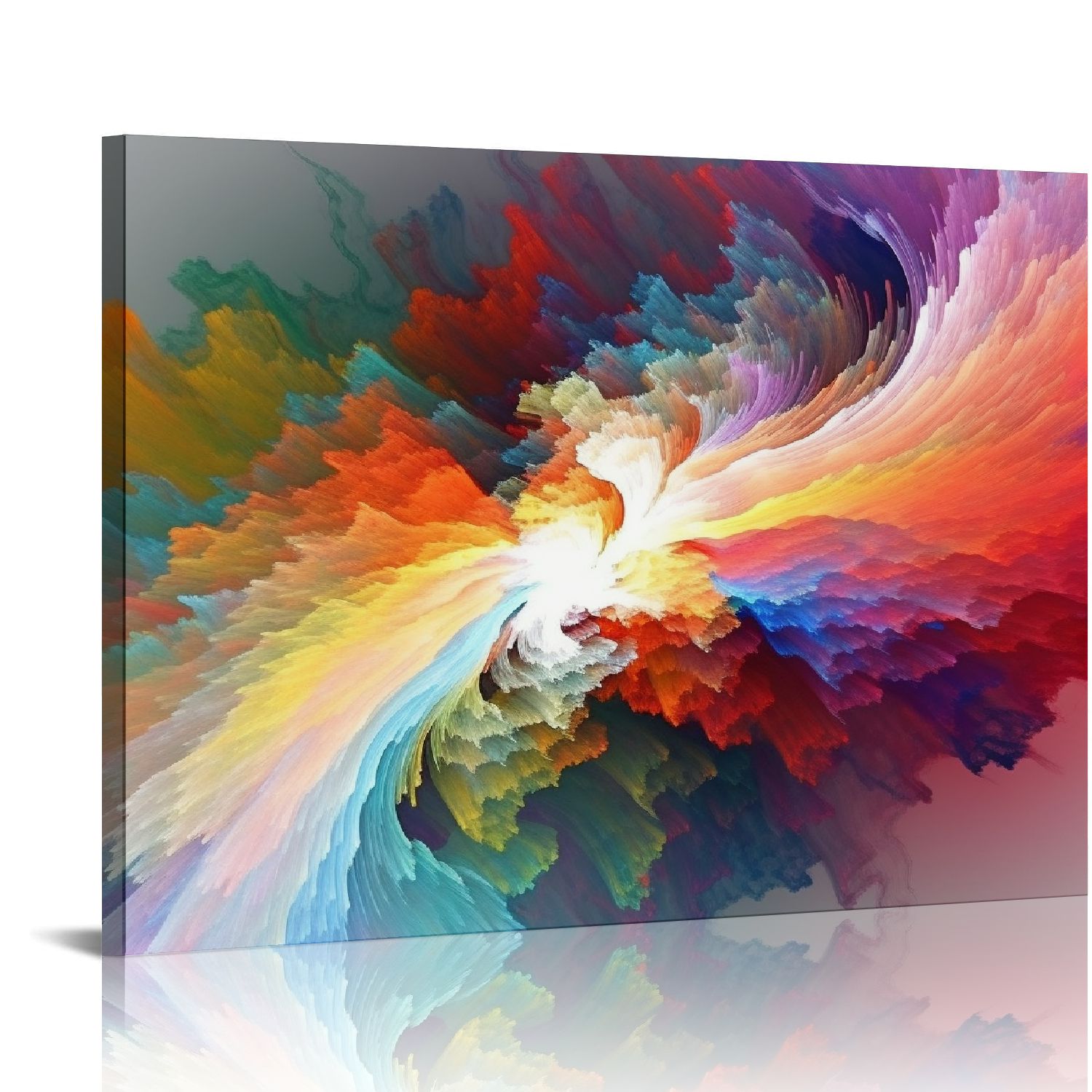 Creowell Colored clouds Abstract Landscape Wall Art Prints Posters For ...