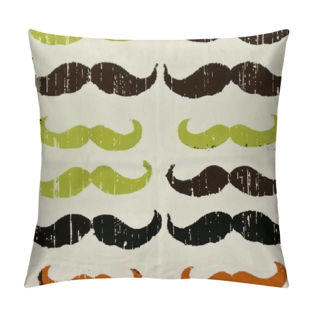 Creowell Colorful Mustache Printed Pillow Protector,Super Soft Ideal ...