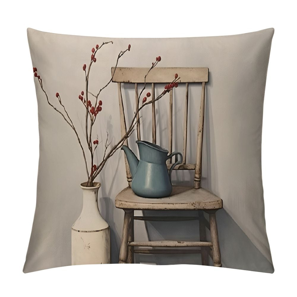 Creowell Fall Decor Old Chair Pillow Covers for Couch Sofa Indoor ...