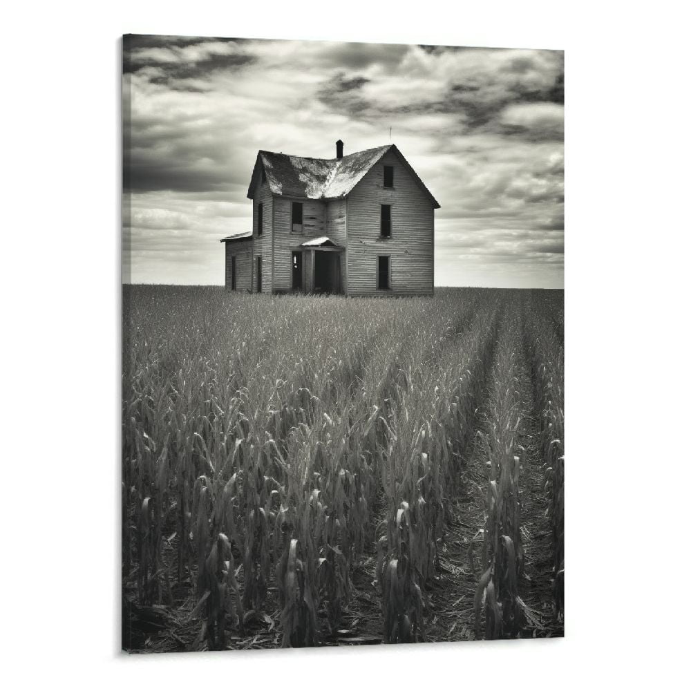 Creowell Farmhouse Wall Art Barn Painting Farmhouse Poster Rustic ...
