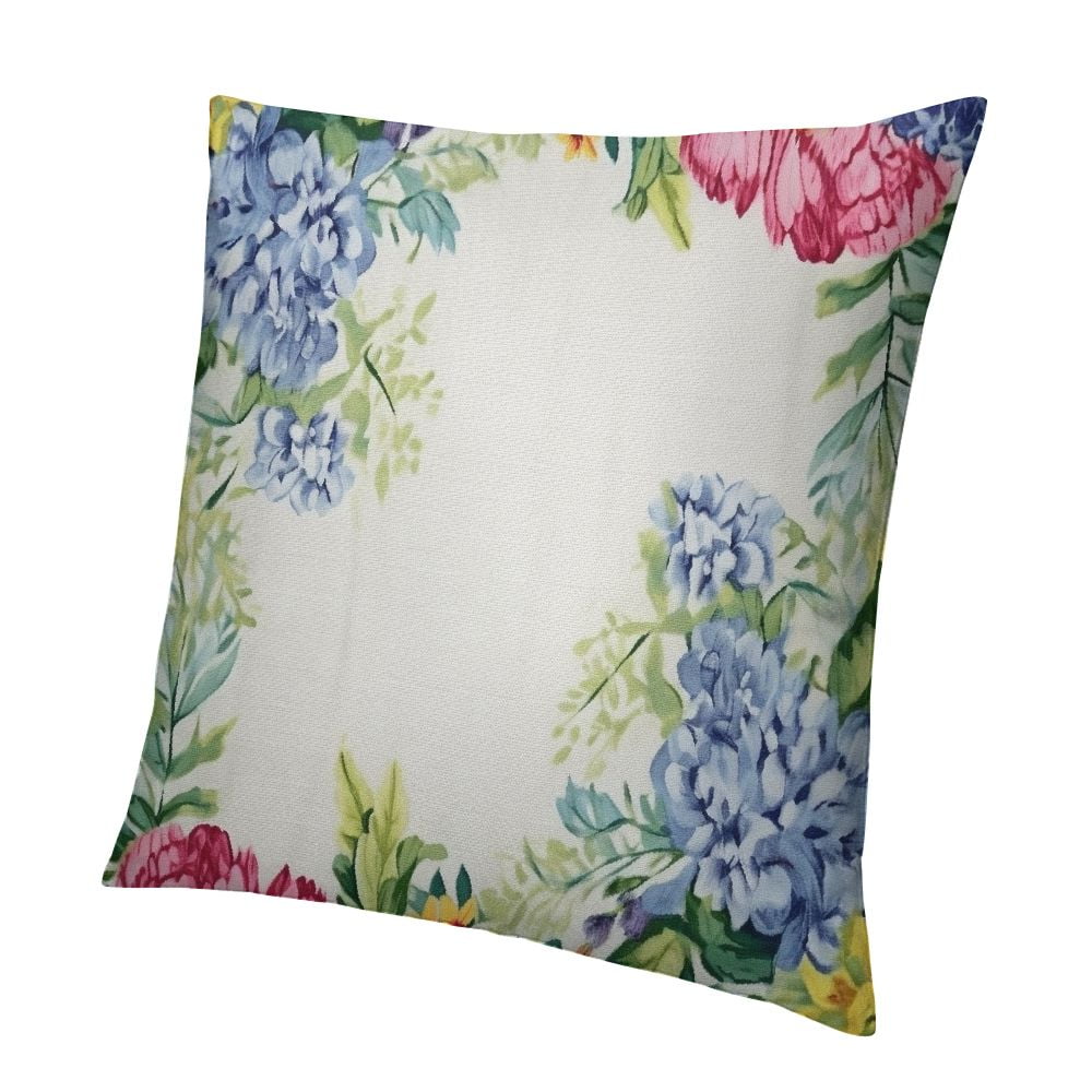 Creowell Flower Throw Pillow Cushion Cover, Springtime Fragrance ...