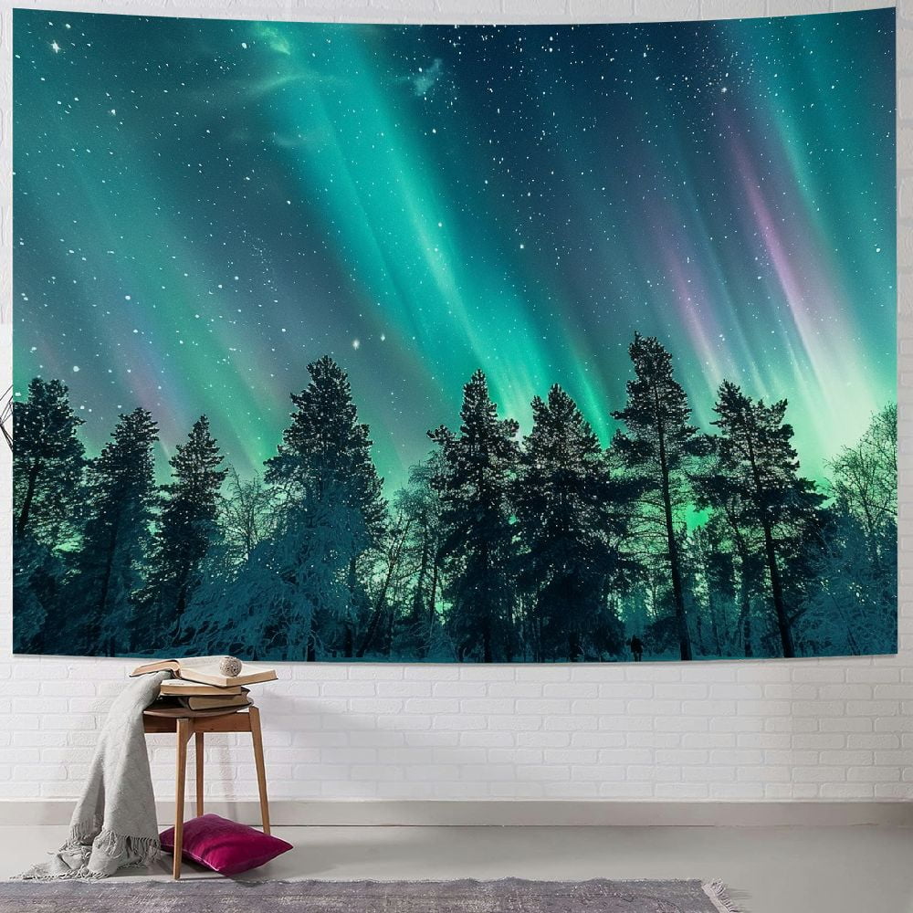 Creowell Forest Wall Tapestry for Bedroom Aesthetic, Nature Outer Space ...