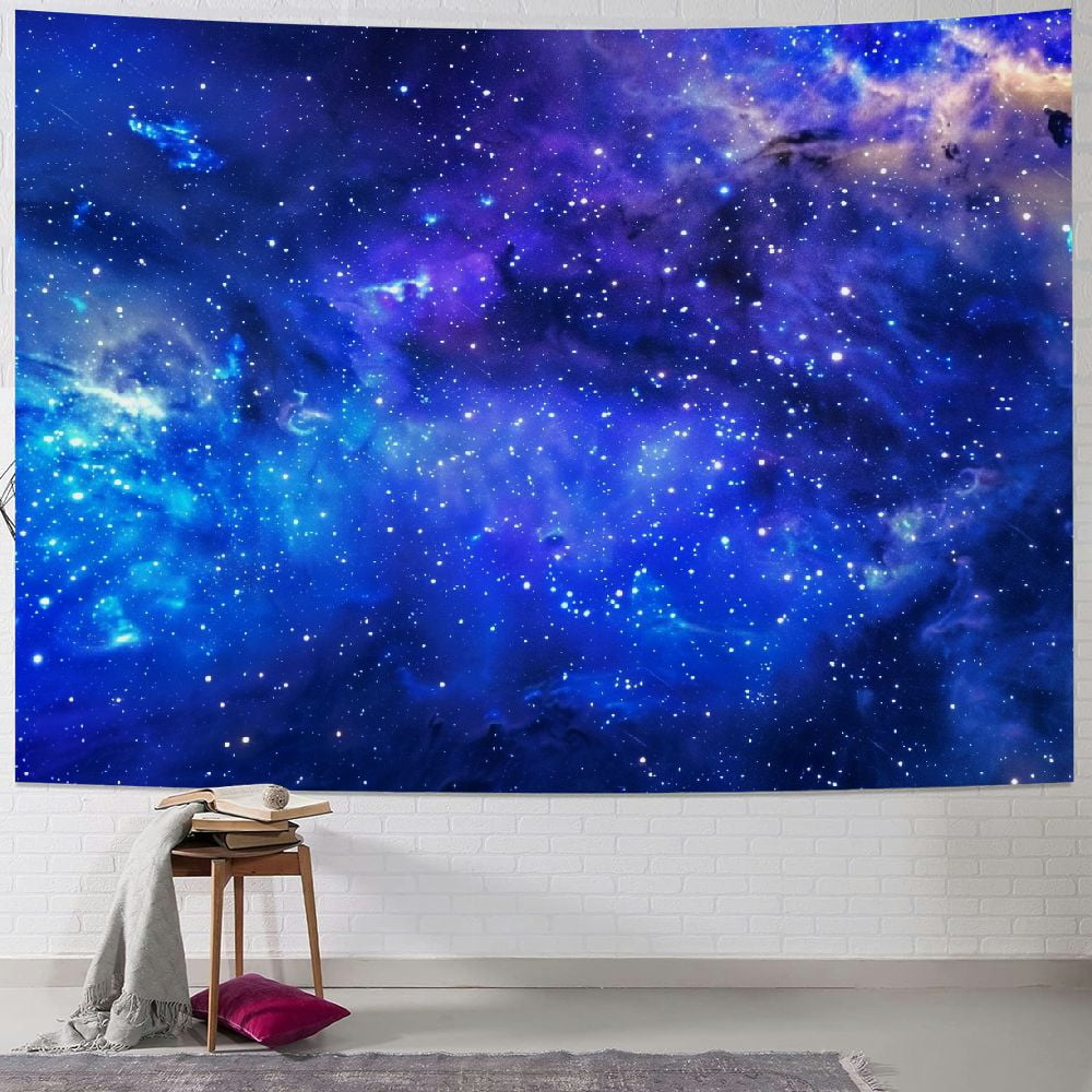 Creowell Galaxy Universe Space Tapestry, Starry Night Sky Mysterious ...