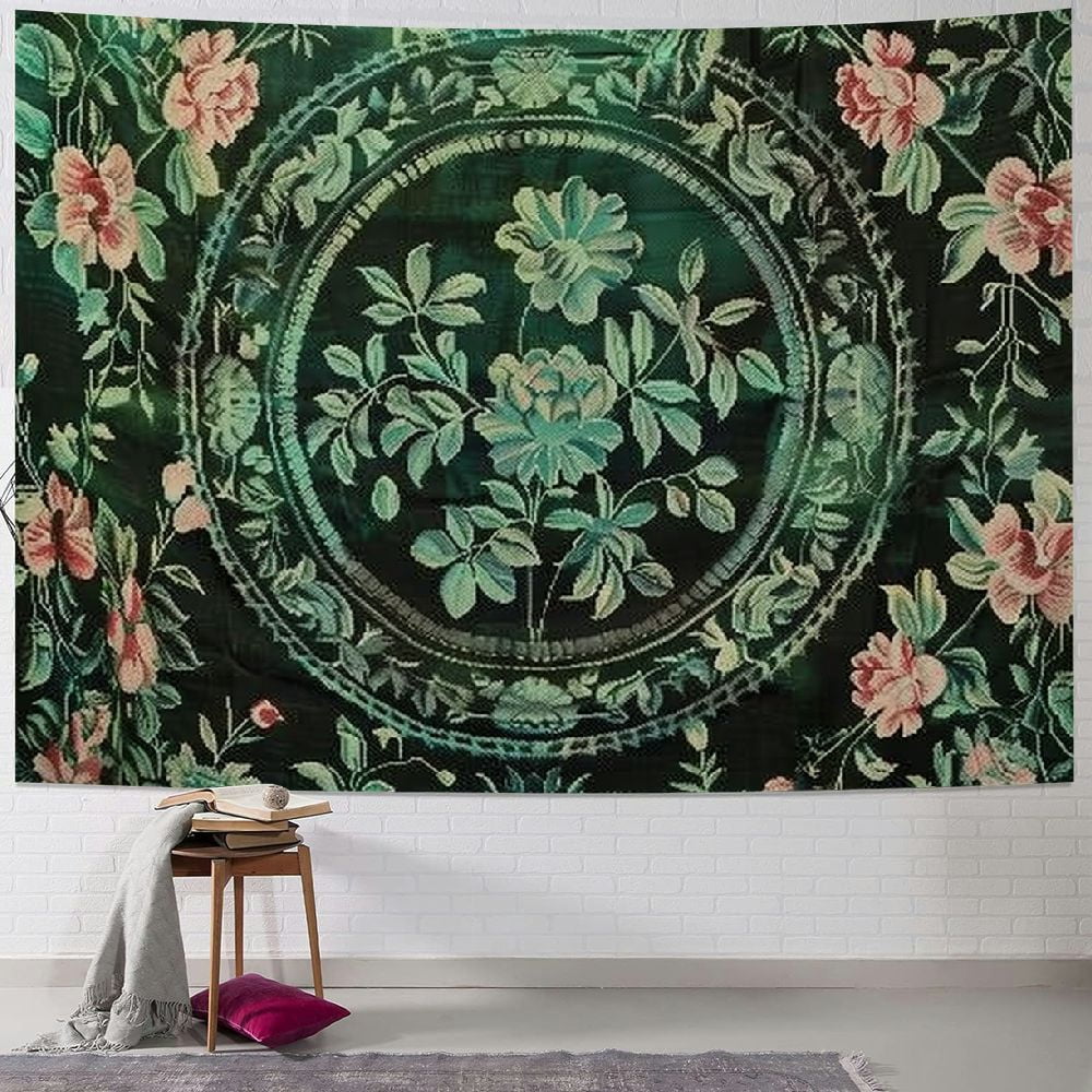 Creowell Hippie Tapestry - Aesthetic Psychedelic Wall Hanging Indian ...