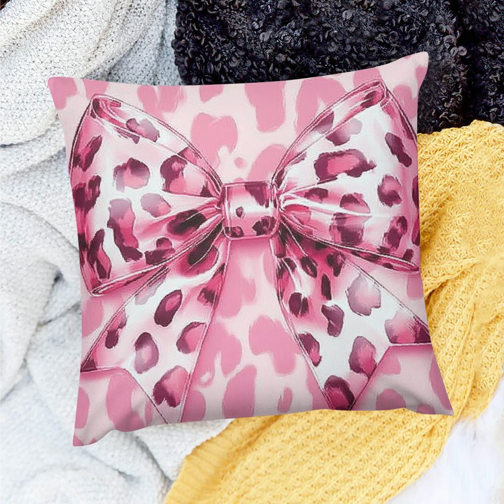 Creowell Leopard Print Pillow Covers for Home Sofa Couch Decor, Set of ...