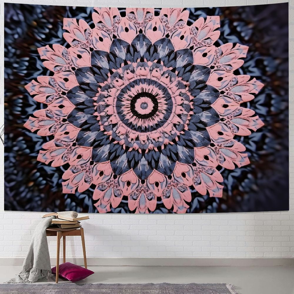 Creowell Mandala Tapestry Wall Hanging Psychedelic Aesthetic Indian ...