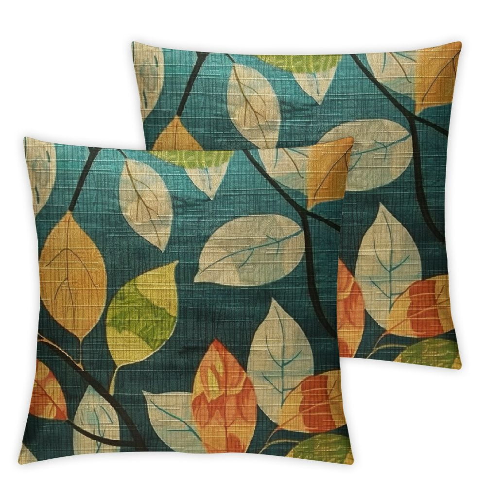 Creowell Mid Century Atomic Throw Pillow Cover Oval Ellipse Regular ...