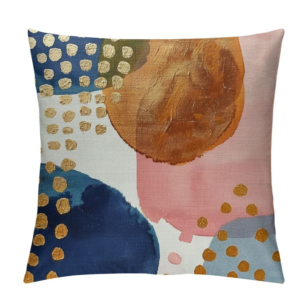 Creowell Mid Century Modern Boho Abstract Throw Pillow Covers 18x18 ...