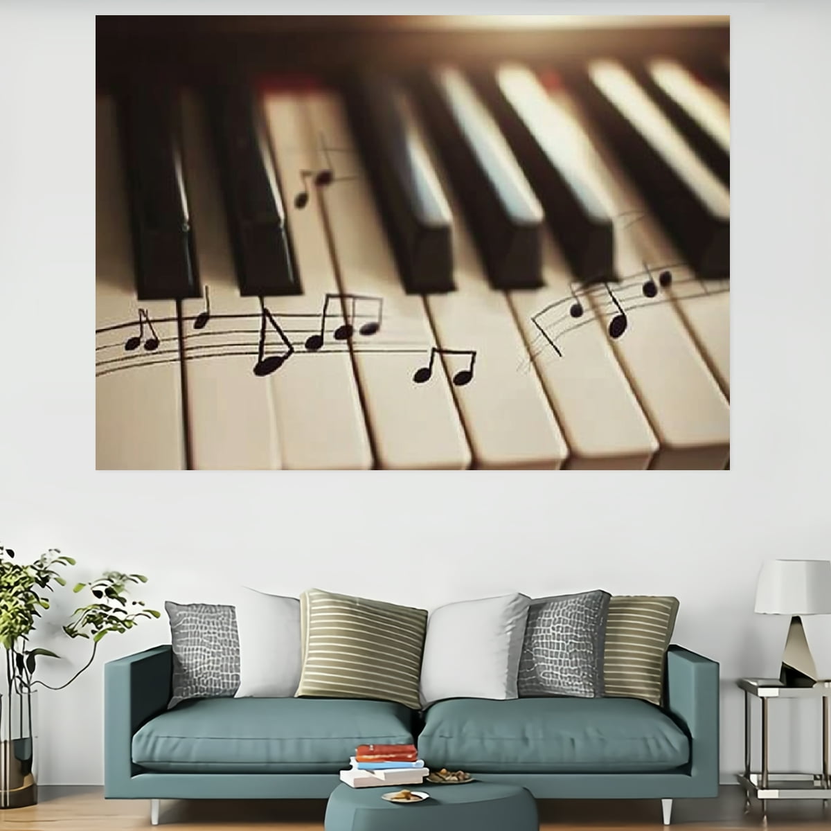 Creowell Musical Notes Tapestry Wall Hanging for Dorm Bedroom Living ...