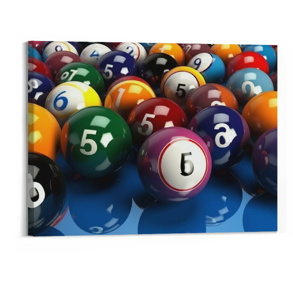 Creowell Office Decorations Posters Billiards Art Wall Decorations ...