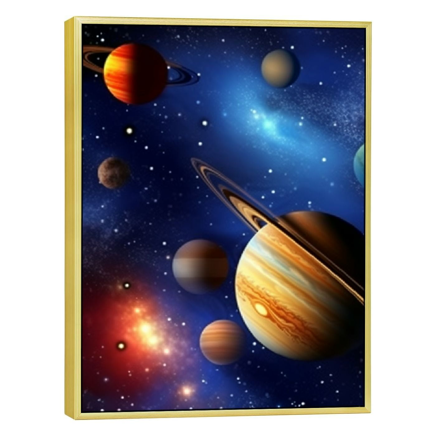 Creowell Outer Space Canvas Wall Art Planet Posters & Prints Artwork ...