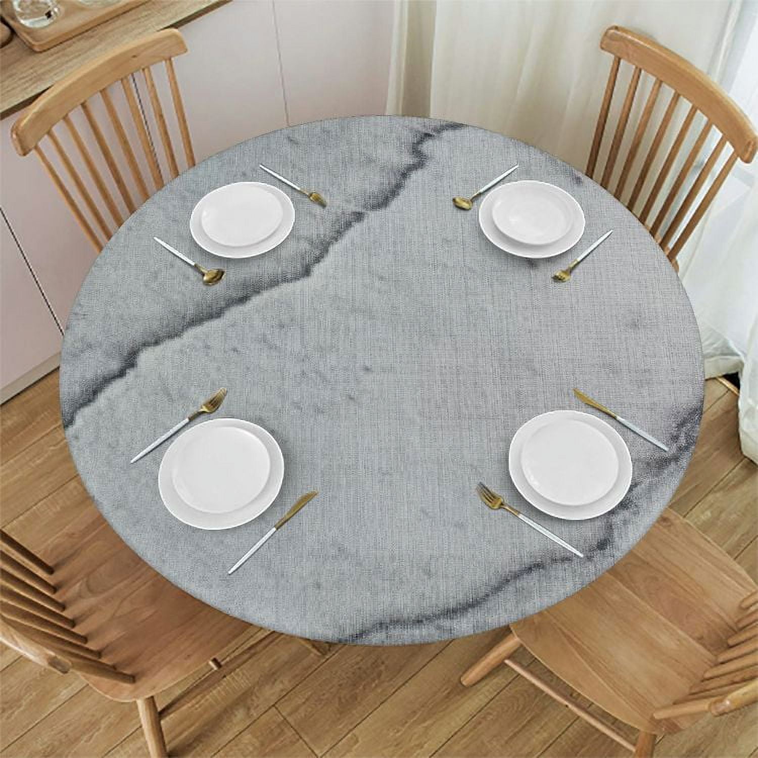 Creowell PEVA Vinyl Spill Proof and Wrinkle Resistant Heavy Duty ...