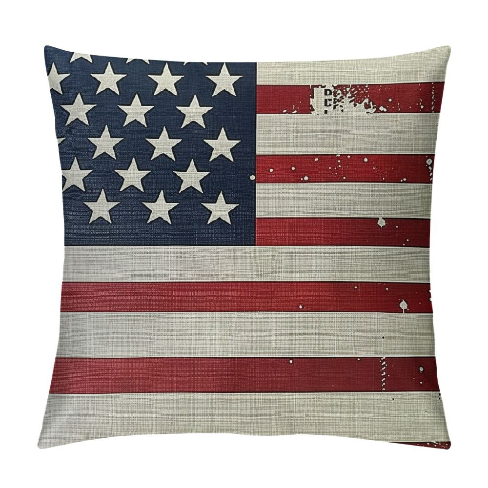 Creowell Patriotic Throw Pillow Covers 4th of July Pillow Covers ...