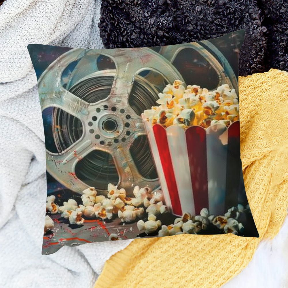 Creowell Popcorn Square Cushion Cover for Home Sofa Couch Decor, Pillow ...