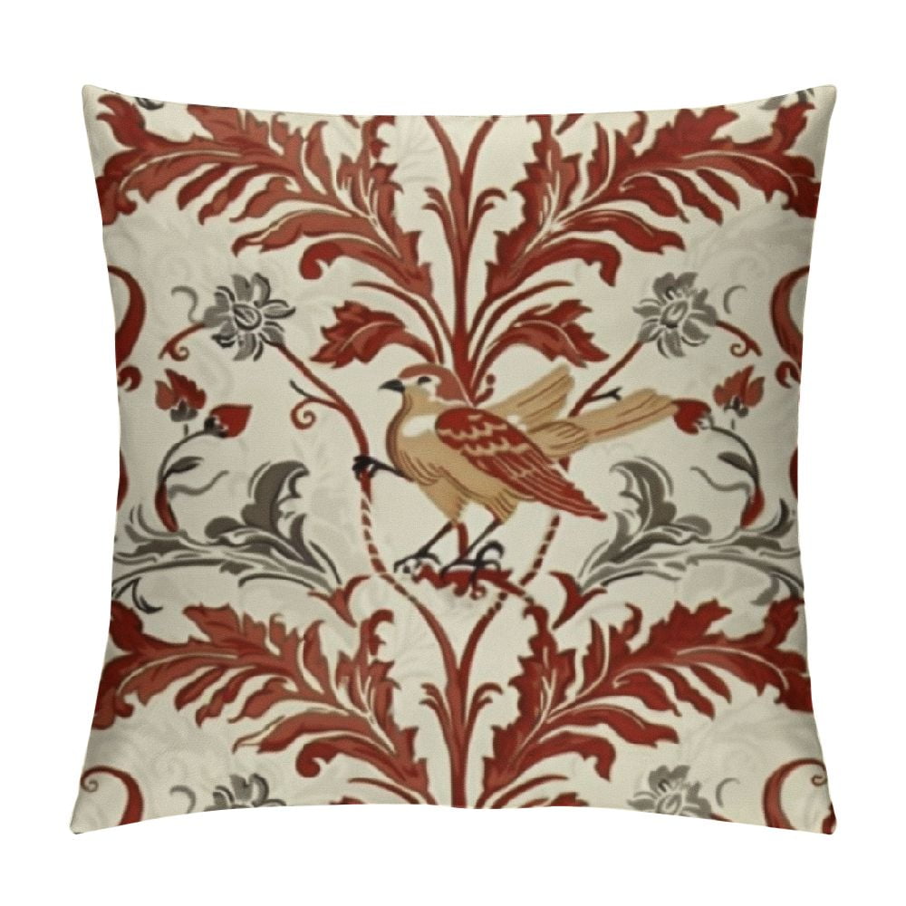 Creowell Red Regalia Kirin Euro Sham Pillow Covers Animal Print ...