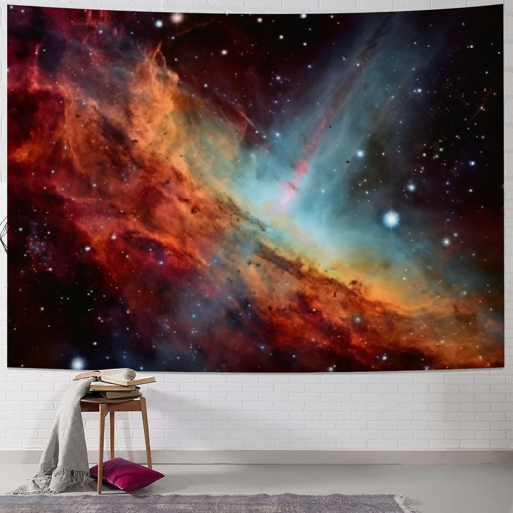 Creowell Starry Night Tapestry, Beautiful Cosmic Space Galaxy Clusters ...