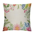 Creowell Summer Throw Pillow Cushion Cover, Summer Inspired Ornamental ...