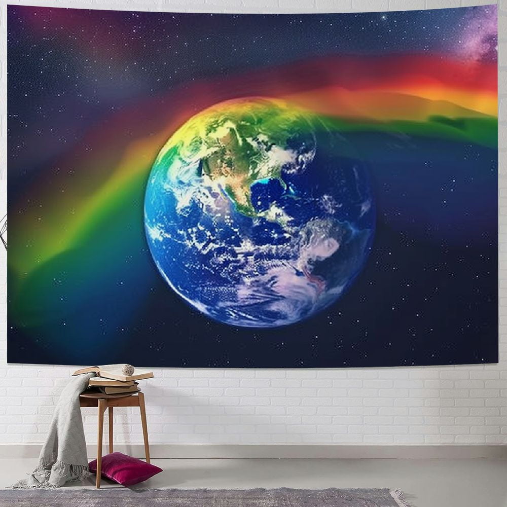 Creowell Tapestry,Earth starry universe space,Wall Hanging Room ...