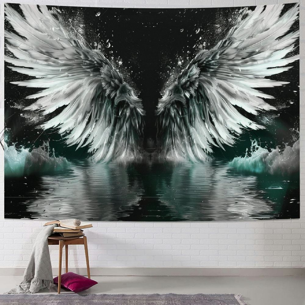 Creowell Tapestry Wall Hanging, Aesthetic Trippy Boho Psychedelic Funny ...