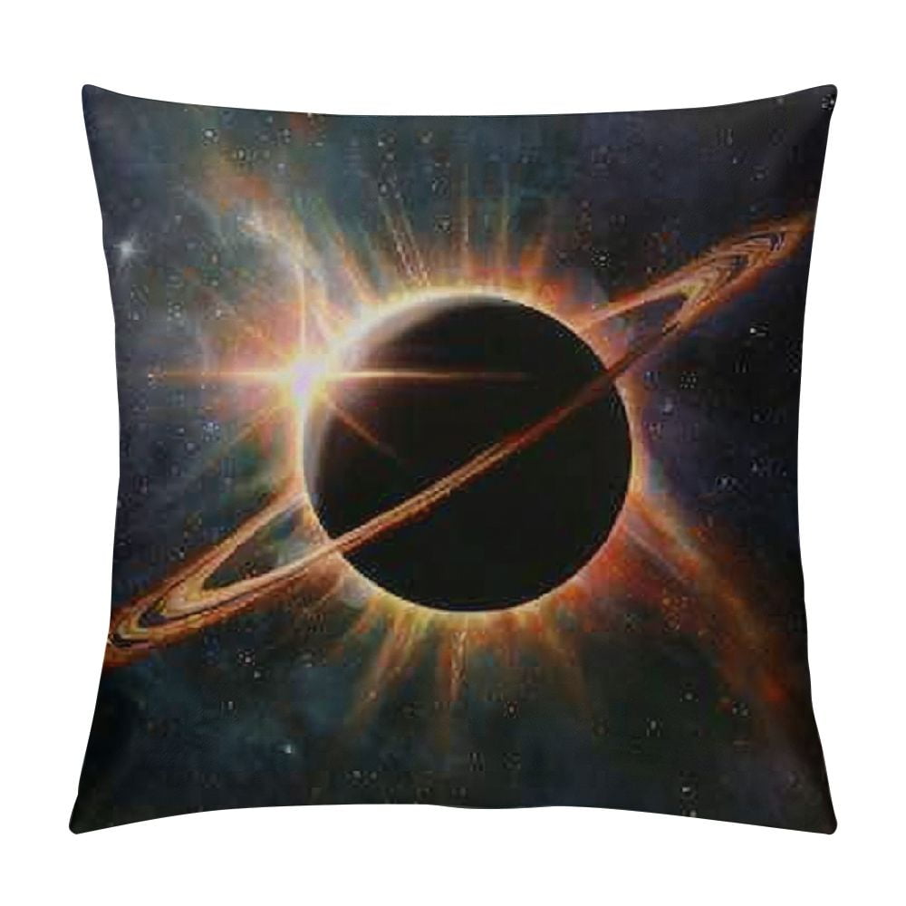 Creowell Throw Pillow Covers Mysterious Nebula Planet Universe Outer ...