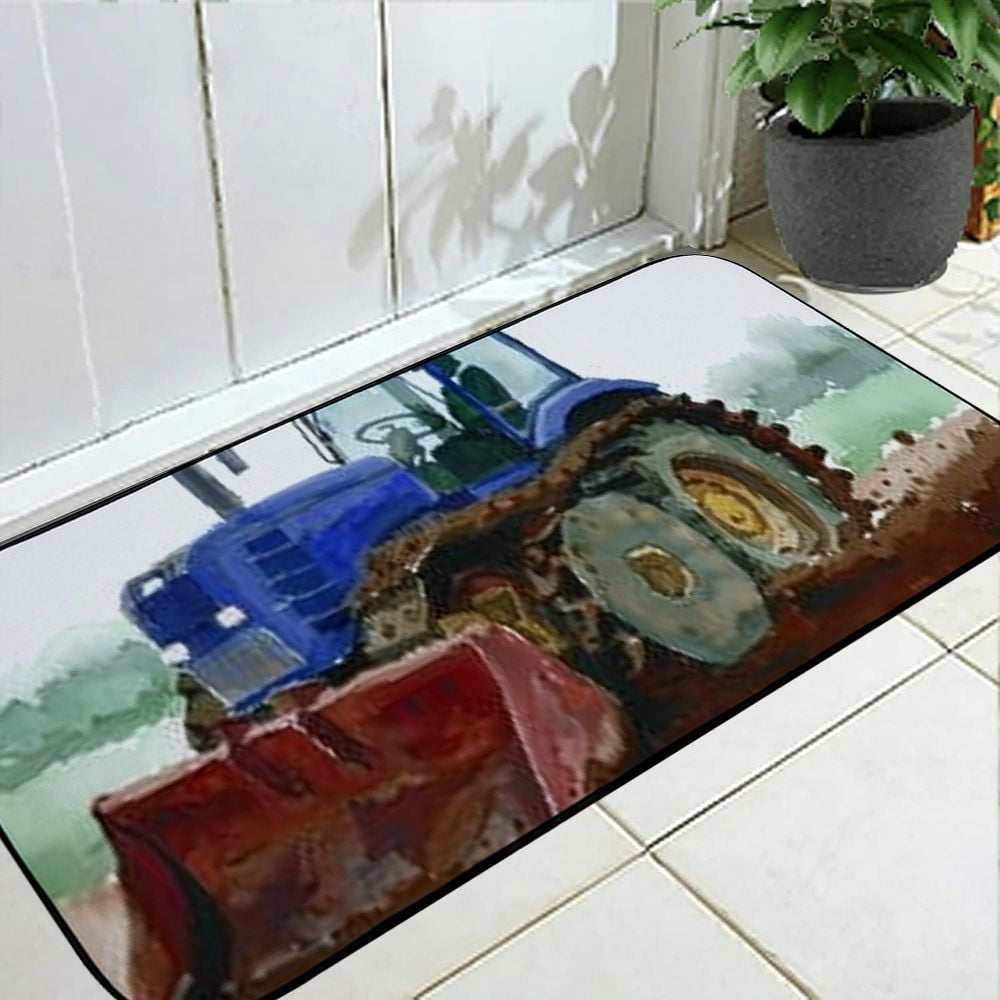 Creowell Tractor Shovel Dirt Outdoor Doormat for Home Entrance Outside ...