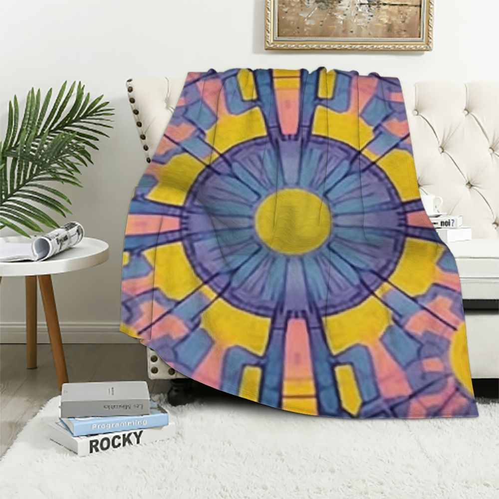 Creowell Ultrafine Detailed Painting Print Throw Blanket for Bed Couch ...