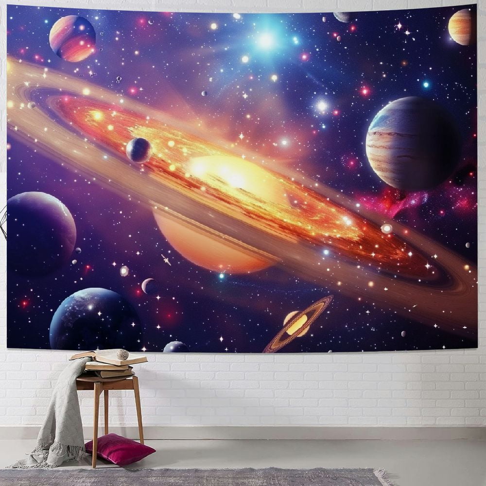 Creowell Universe Tapestry Wall Hanging Outer Space Solar System Milky ...