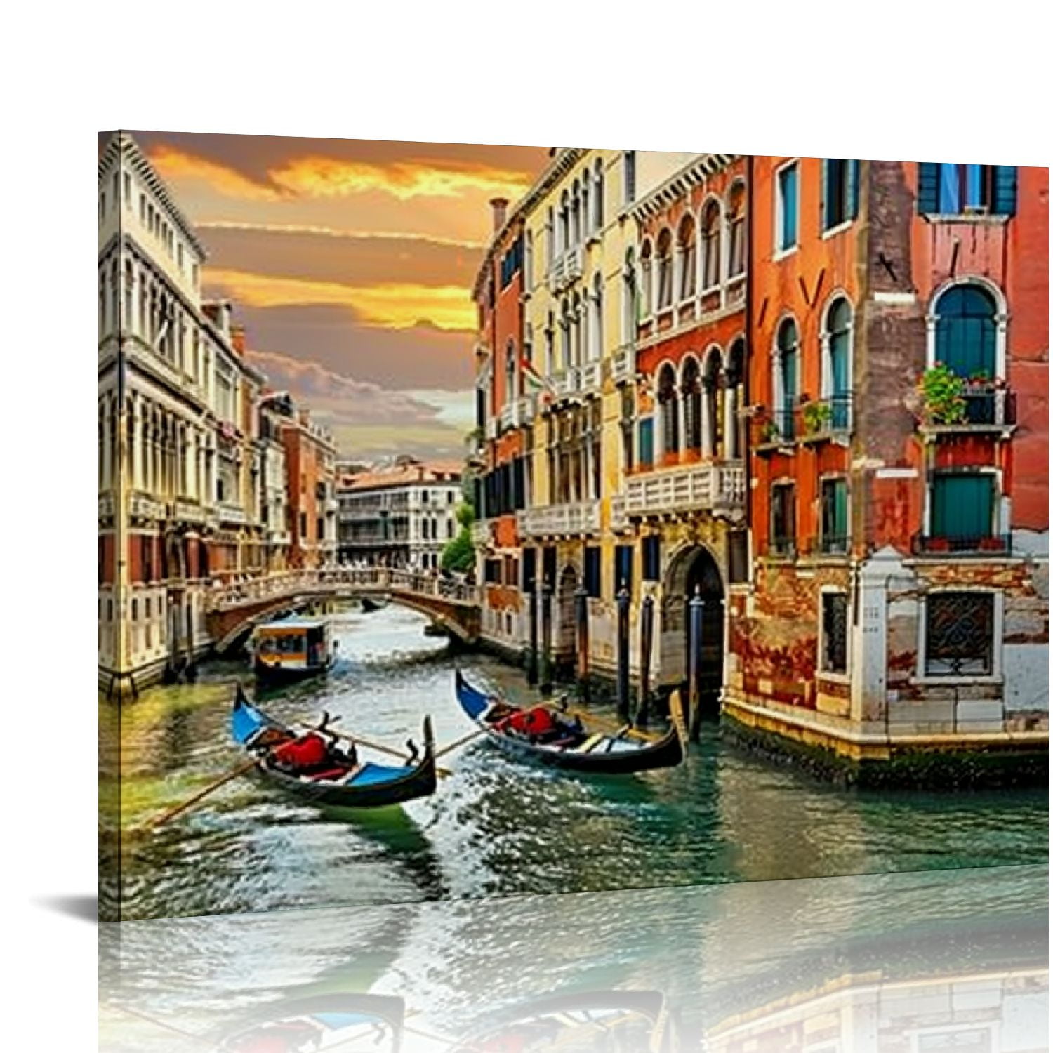 Creowell Venice Italy Wall Art Decor Poster Painting On Canvas Print ...