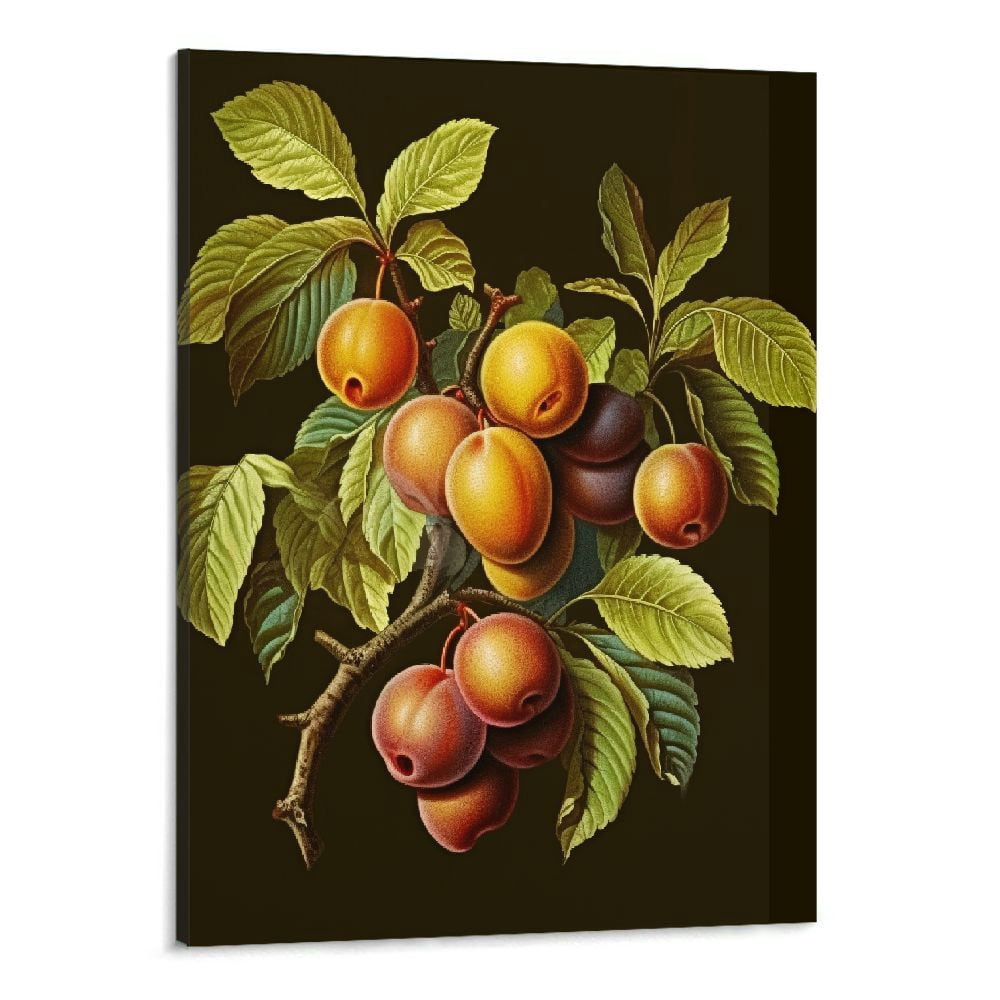 Creowell Vintage Fruit Art Prints - Kitchen Botanical Prints- Farmhouse ...