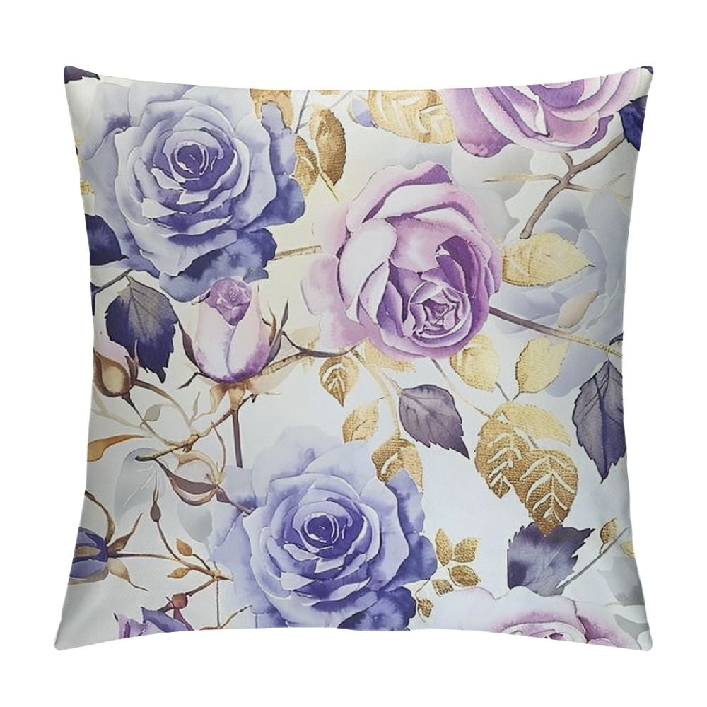 Creowell Watercolor Roses in The Style of Dream，Pillow Cute Design ...