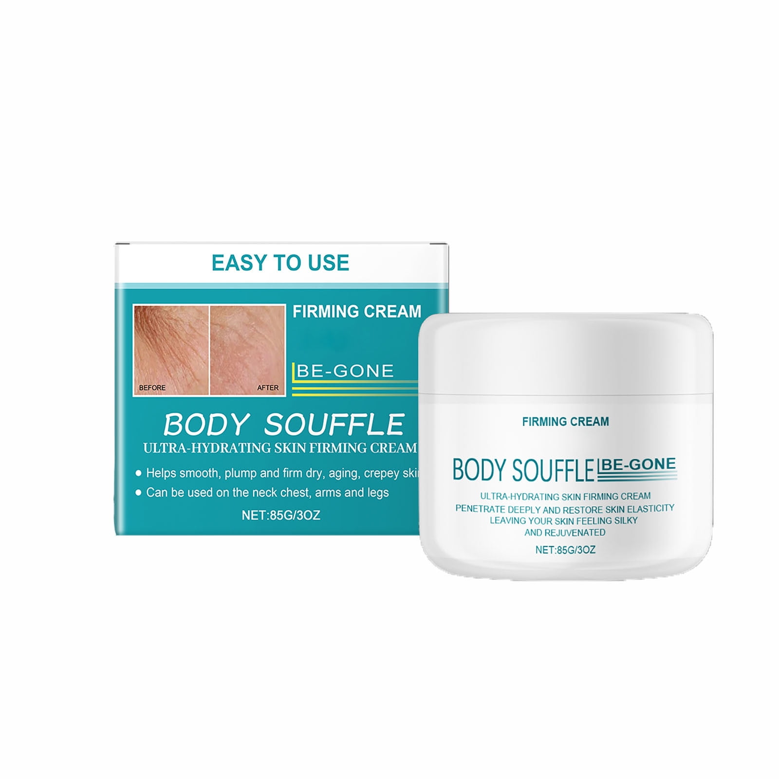 Crepe Be Gone Body Souffle - Classic 3 ounce - Ultra Hydrating Crepe ...