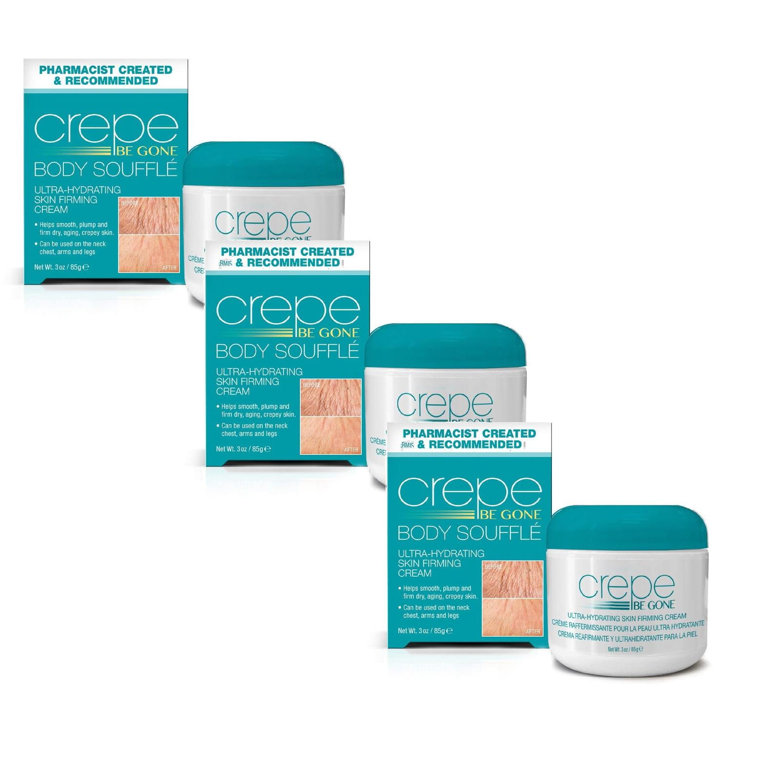 Crepe Gone Body Cream，Firming Cream with Hyaluronic Acid & Shea Butter ...