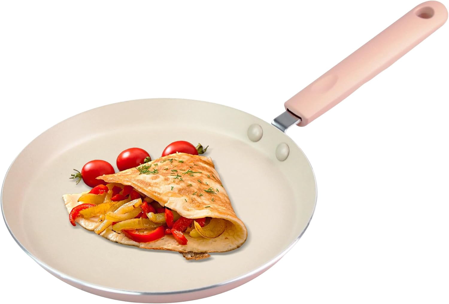 Crepe Pan, Dosa Pan, 8.7 inch Nonstick Crepe Pan, Dosa Tawa Tortilla ...