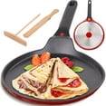 "DIIG Nonstick Crepe Pan, 11"", Aluminum Alloy with Spreader & Spatula Set, PFOA-free, All ...