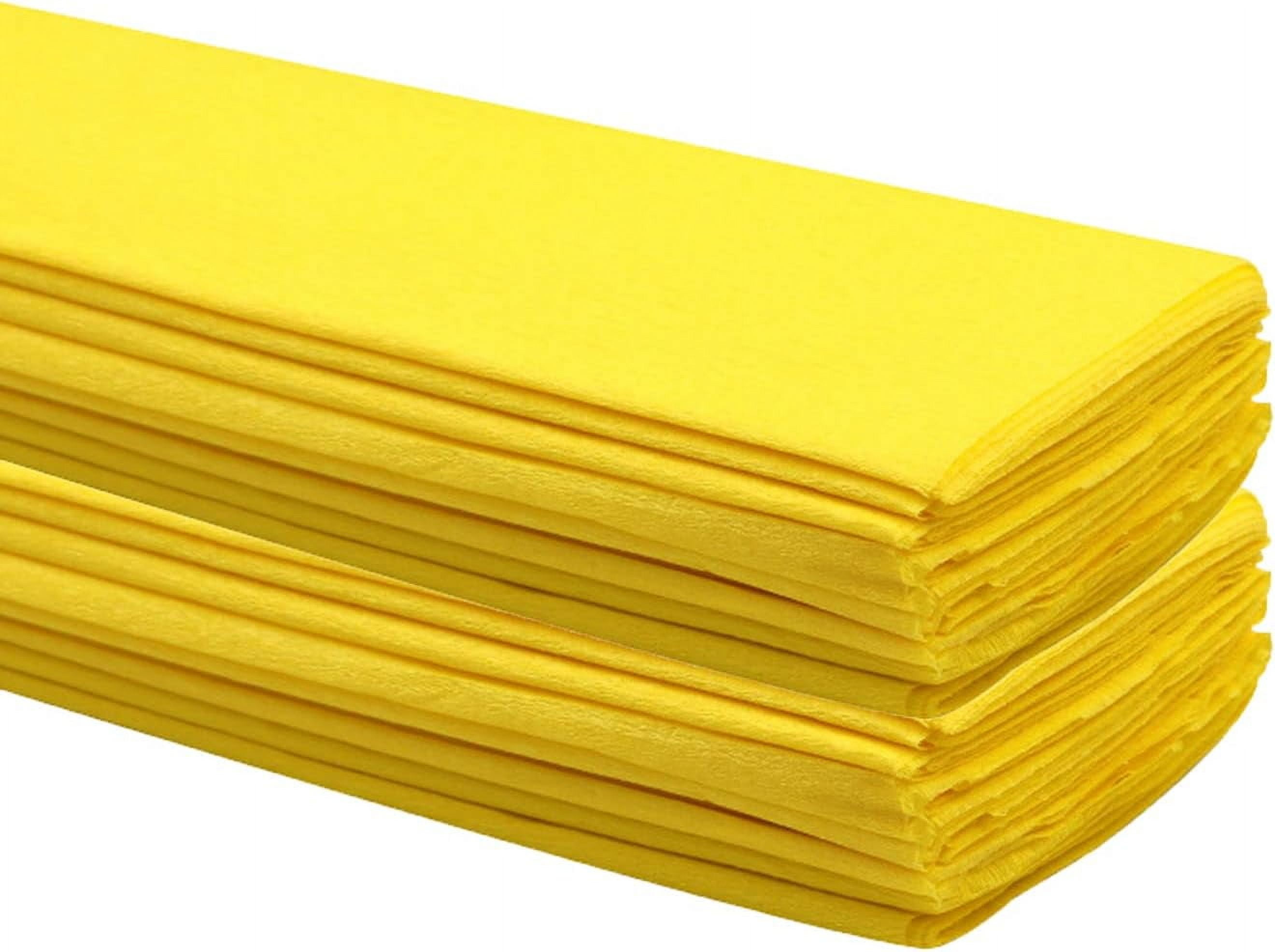 Crepe Paper Folds (20 Sheets) - 20 Inches Wide by 3.2 Feet Long ...