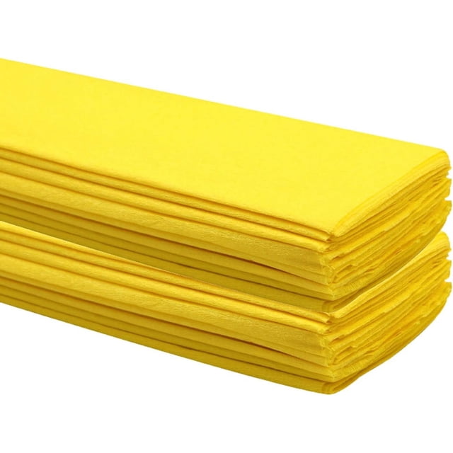Crepe Paper Folds (20 Sheets) - 20 Inches Wide by 3.2 Feet Long ...