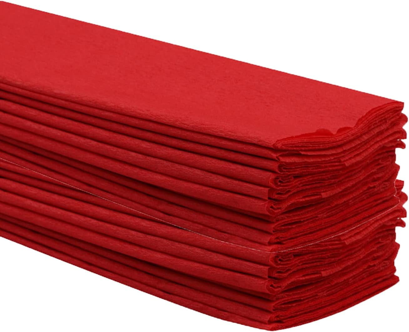 Crepe Paper Folds (20 Sheets) - 20 Inches Wide by 3.2 Feet Long ...