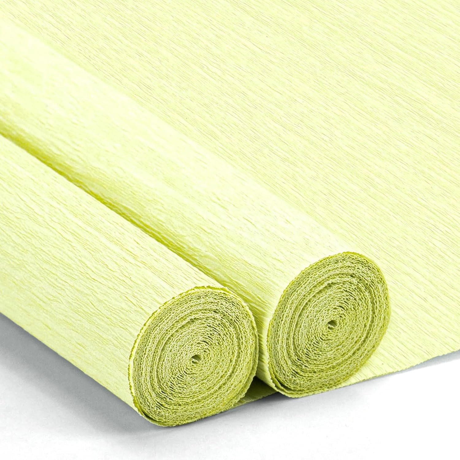Crepe Paper Streamers 2 Rolls, 10 x 98Inch Crepe Paper Sheets for DIY ...