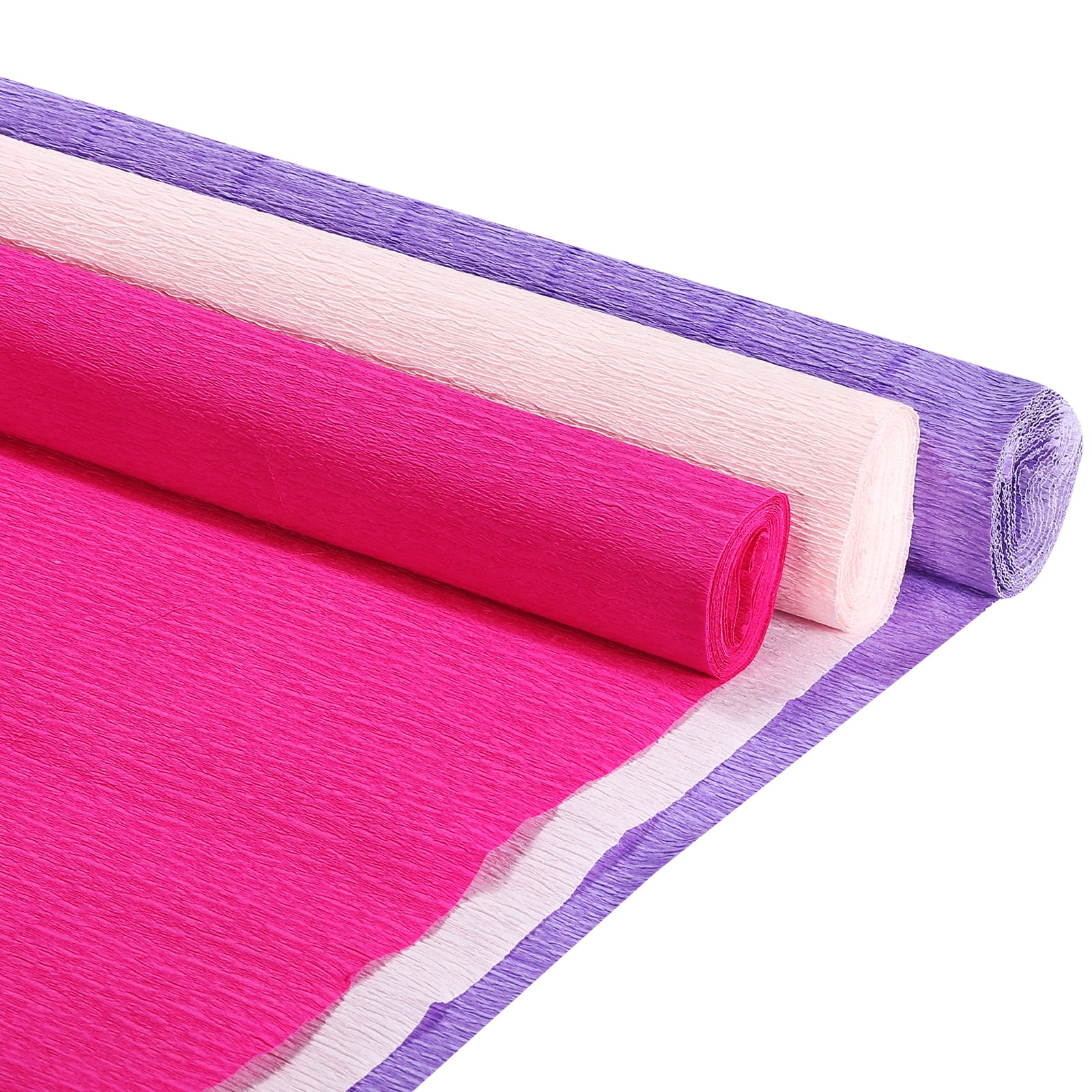 Crepe Paper Streamers 3 Rolls 7.5ft in 3 Colors for DIY Decorations ...