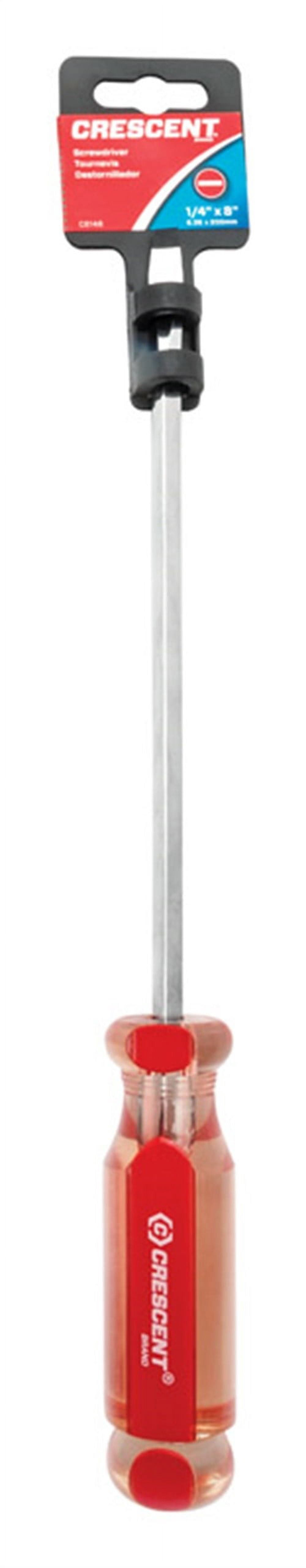 Crescent 1/4 in. X 8 in. L Slotted Screwdriver 1 pc, Each - Walmart.com