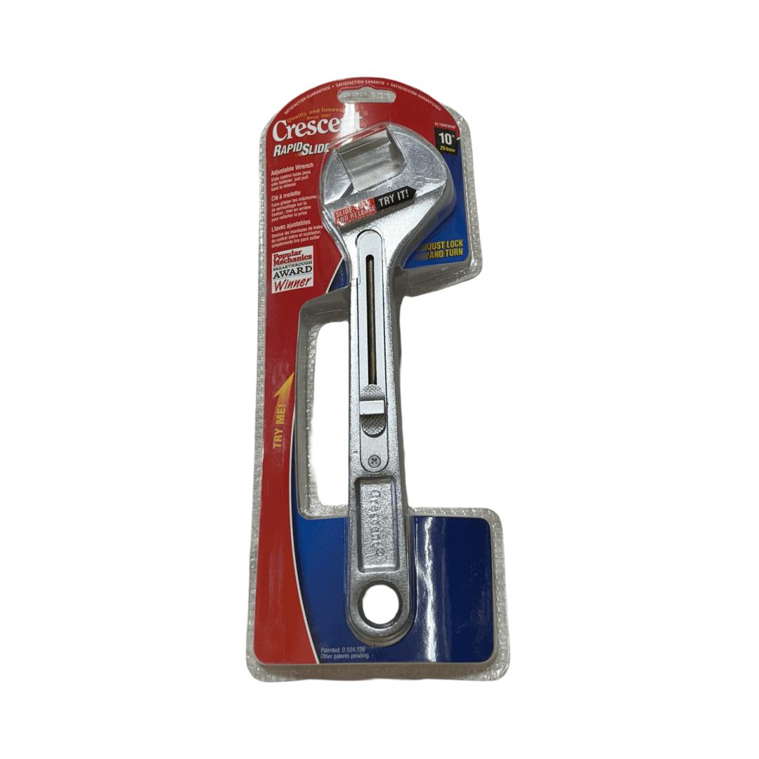 Crescent 10" RapidSlide Adjustable Wrench AC10NKWMP - Walmart.com