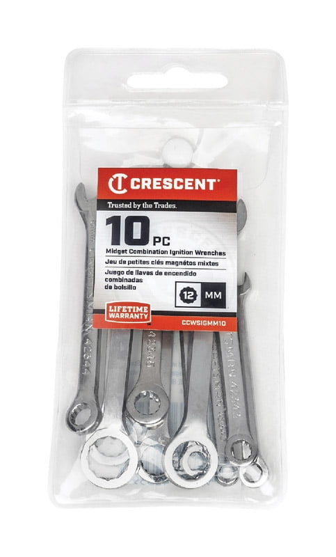 Crescent 12 Point Metric Ignition Wrench Set 10 pc - Walmart.com