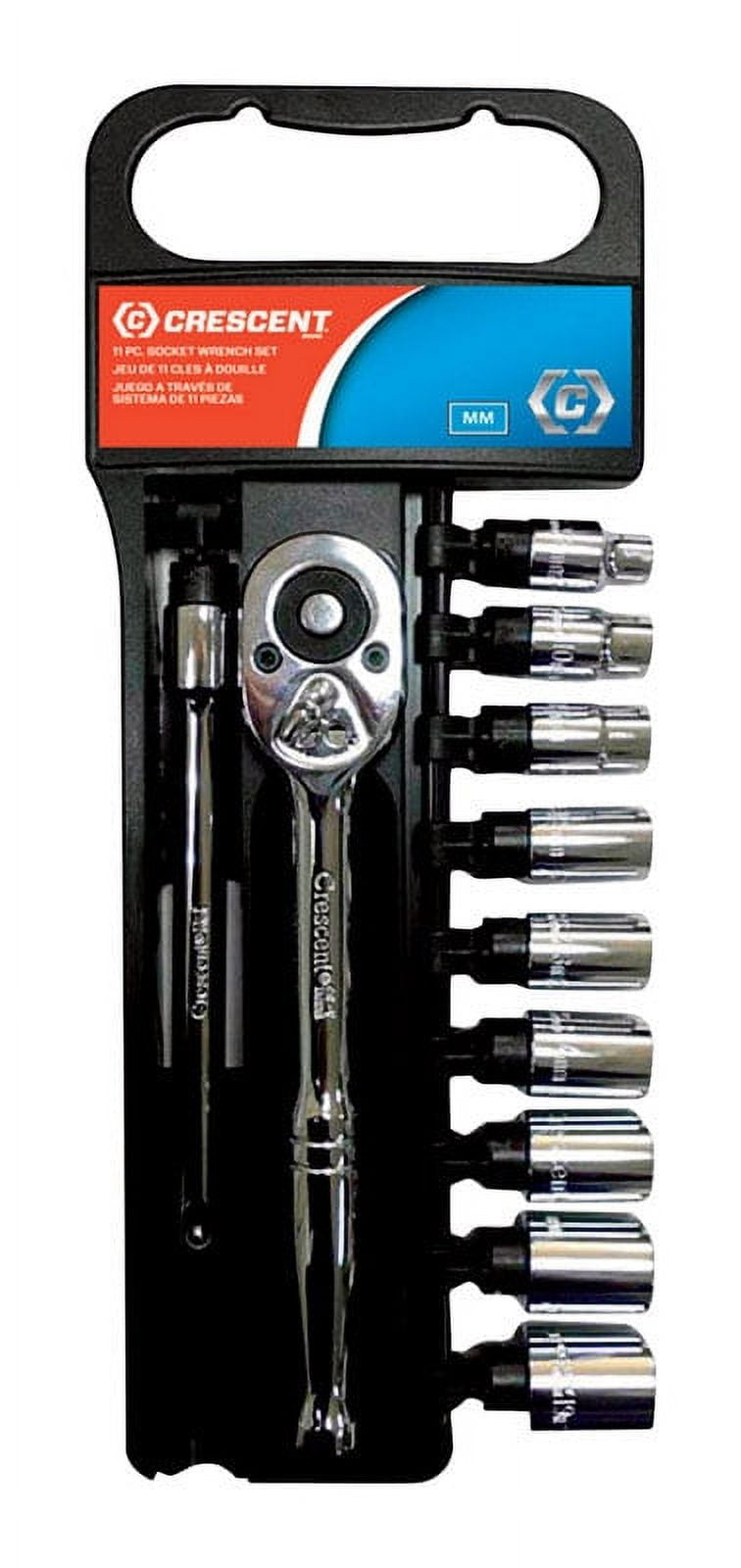 Crescent 3/8 in. drive Metric Socket Wrench Set 11 pc. - Walmart.com