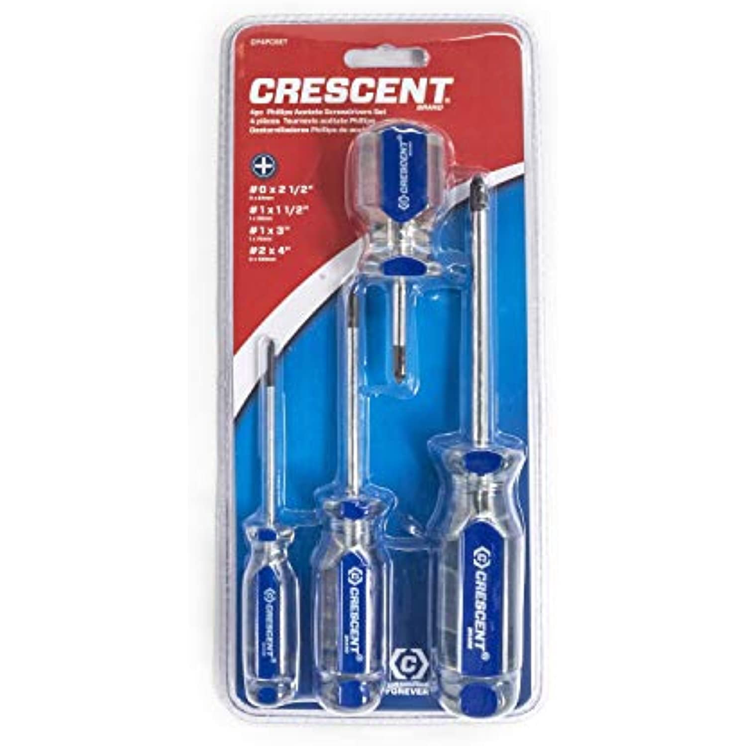 Crescent 4 Piece Phillips Screwdriver Set - Walmart.com