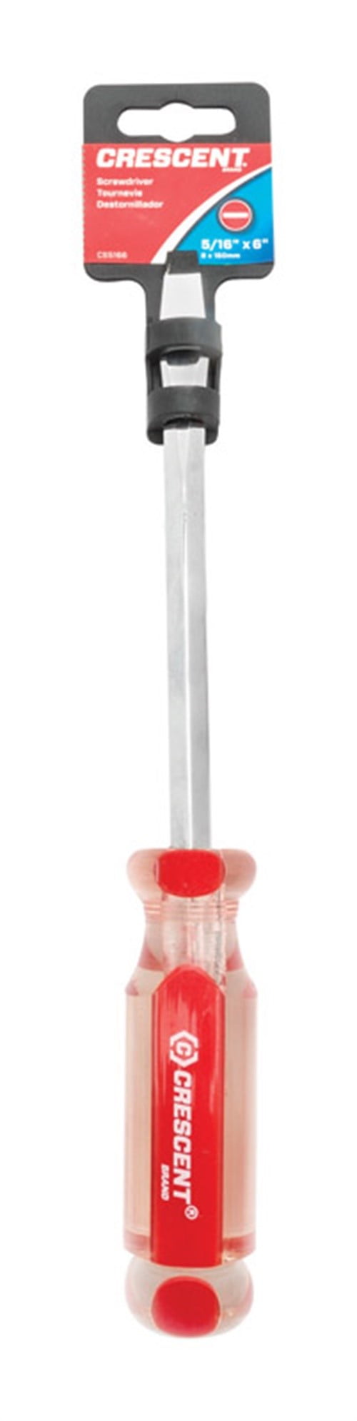 Crescent 5/16 in x 6 in L Slotted Screwdriver - Walmart.com