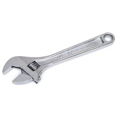 Crescent C718 - 4-3/8" SAE Smooth Jaws Automotive Chrome Plated Monkey ...