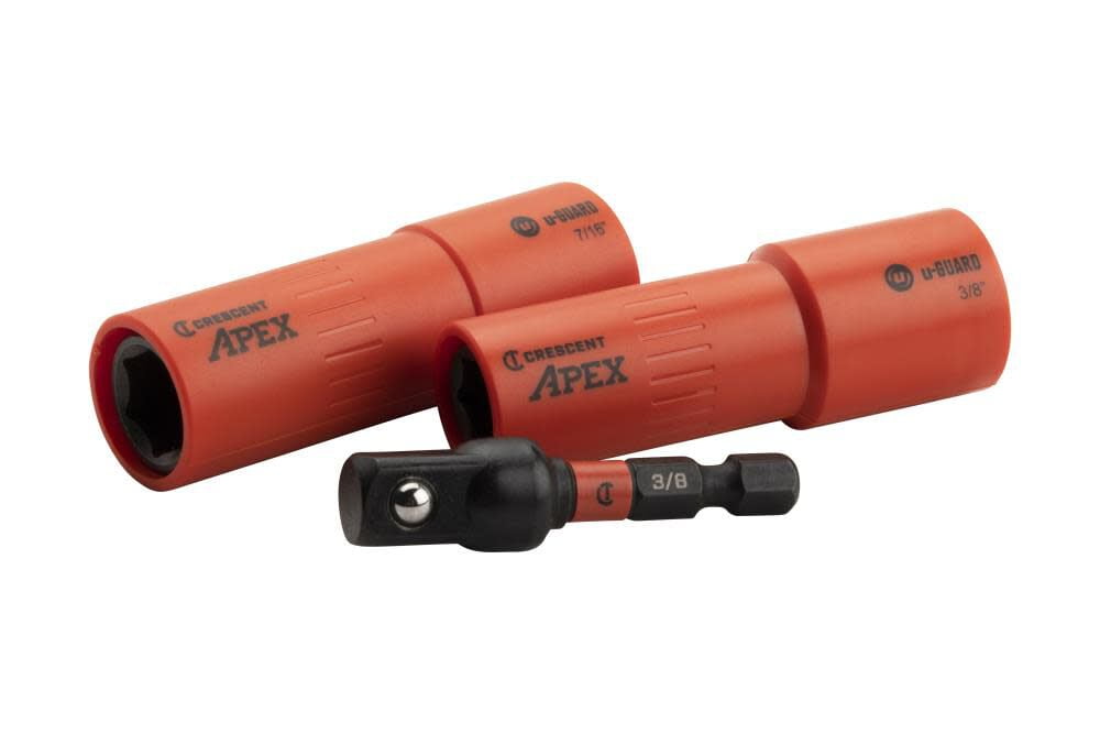 Crescent Apex U-Guard 3/8In Covered Socket Set 3Pc - Walmart.com