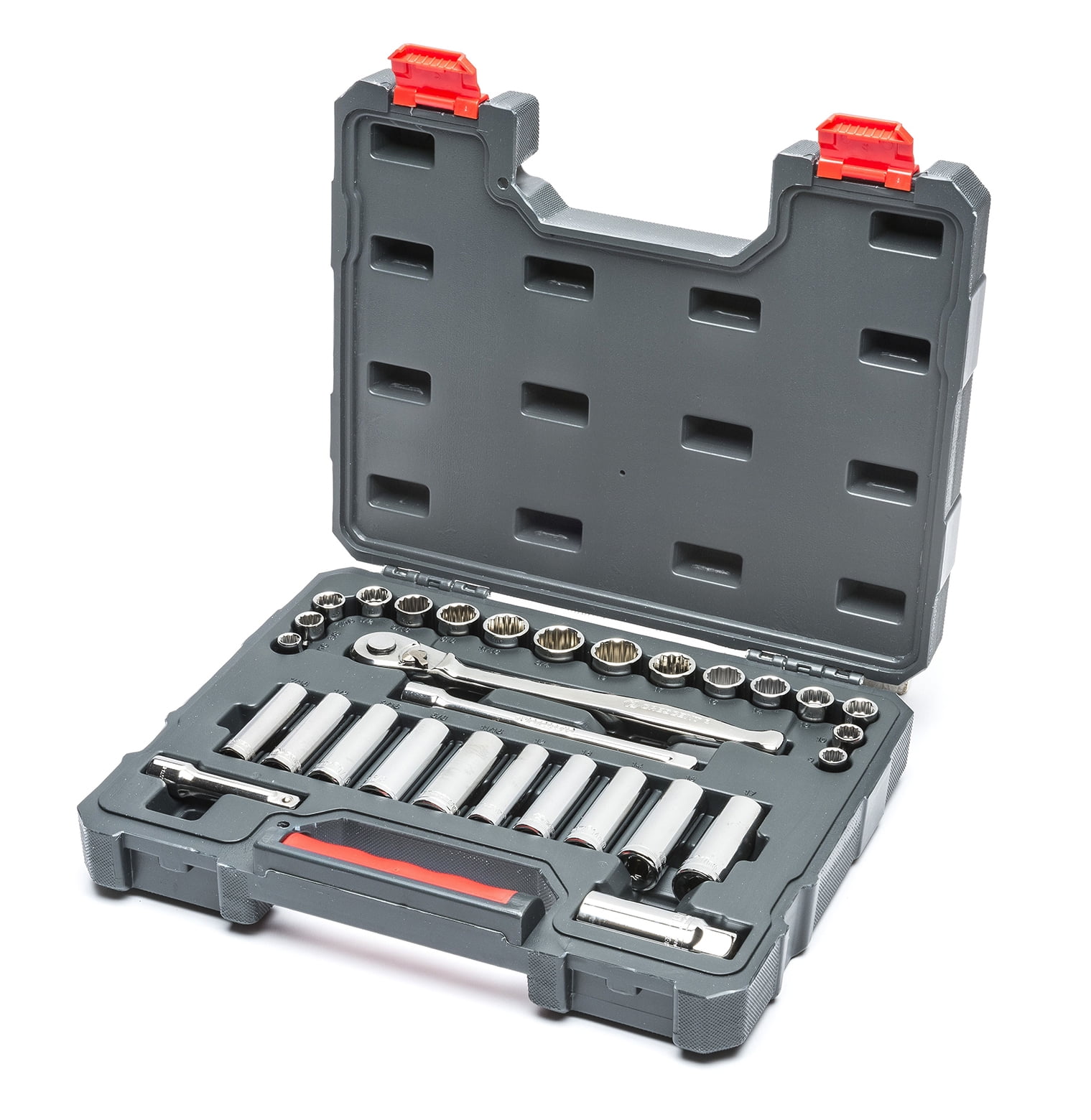 Crescent Assorted Sizes x 3/8 in. drive Metric and SAE 6 and 12 Point ...