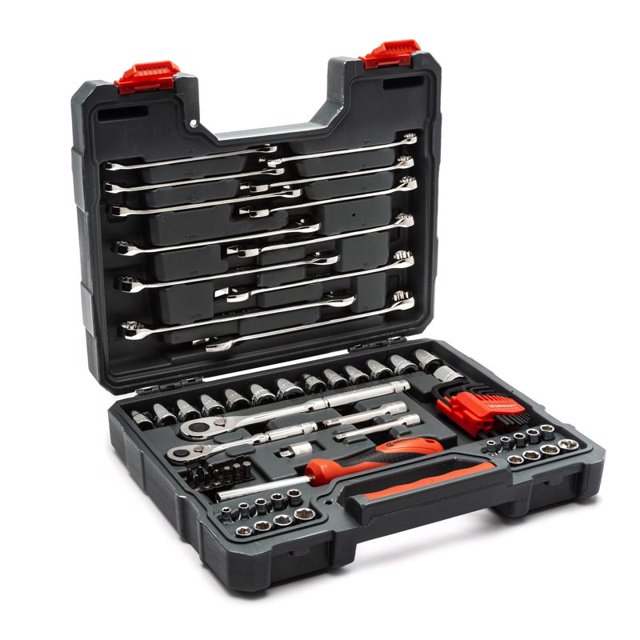 Crescent Assorted in. x 3/8 in. drive Metric and SAE 6 and 12 Point ...