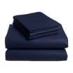 Crescent Bedding Hospital Twin Extra Long 100% Cotton Jersey Black ...